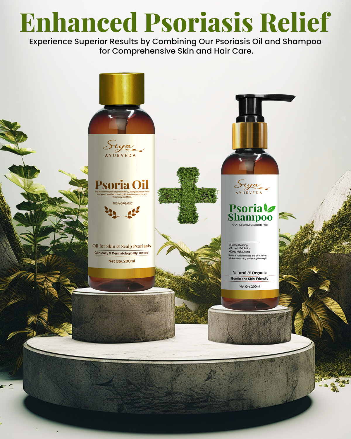 Siya Ayurveda Psoria Oil | Oil for Scalp and Full Body Psoriasis