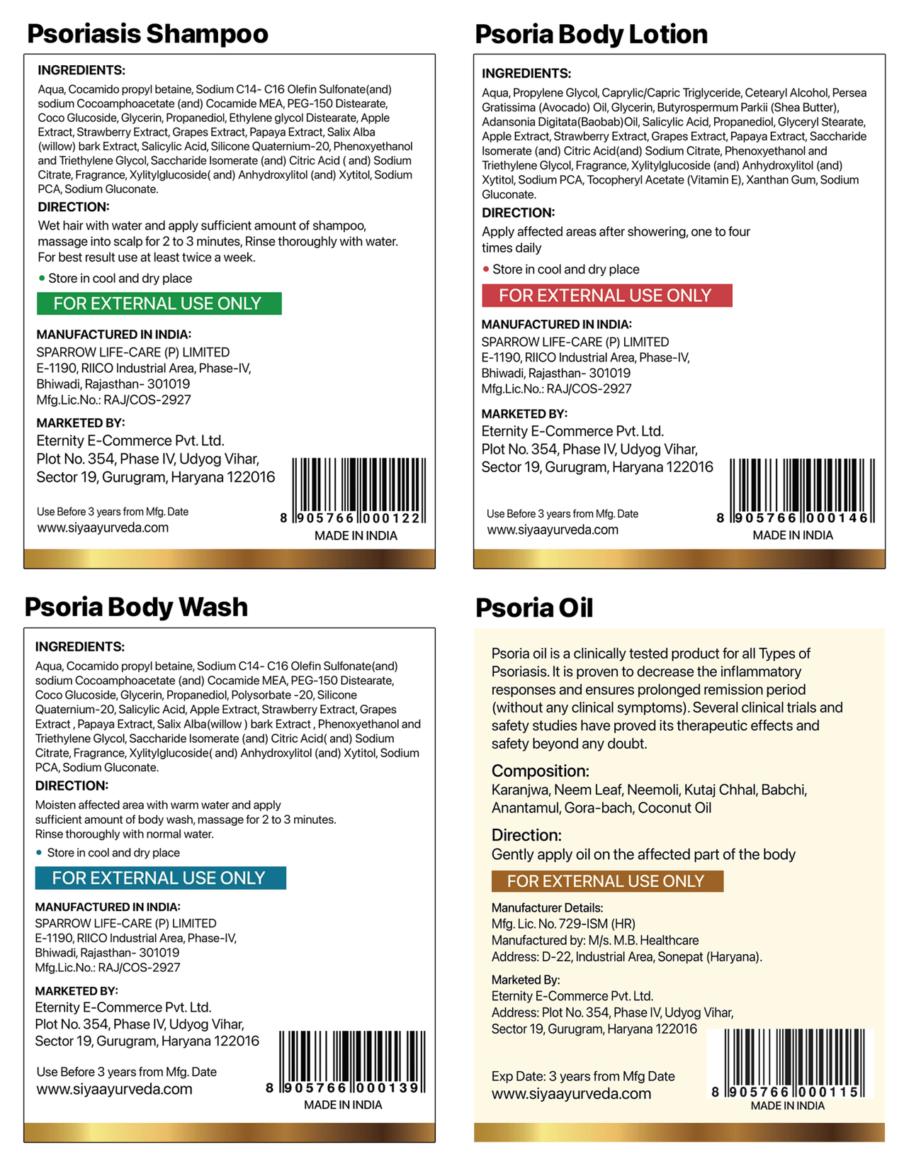 Psoriasis Care Complete Relief Kit